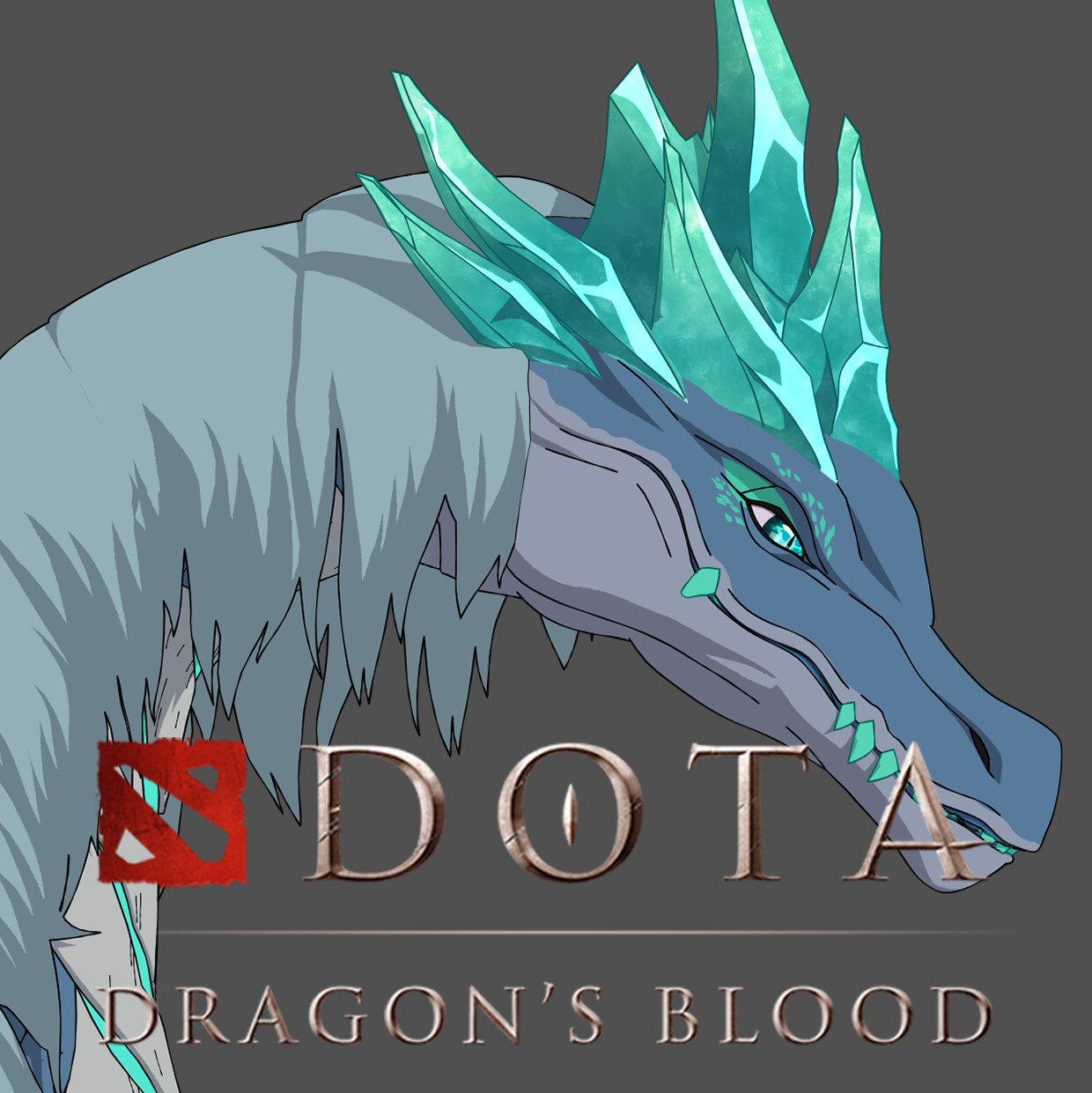 ArtStation - DOTA Dragon's Blood - Winter Wyvern Auroth