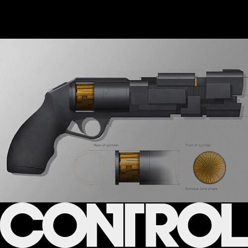 ArtStation - CONTROL Service Weapon