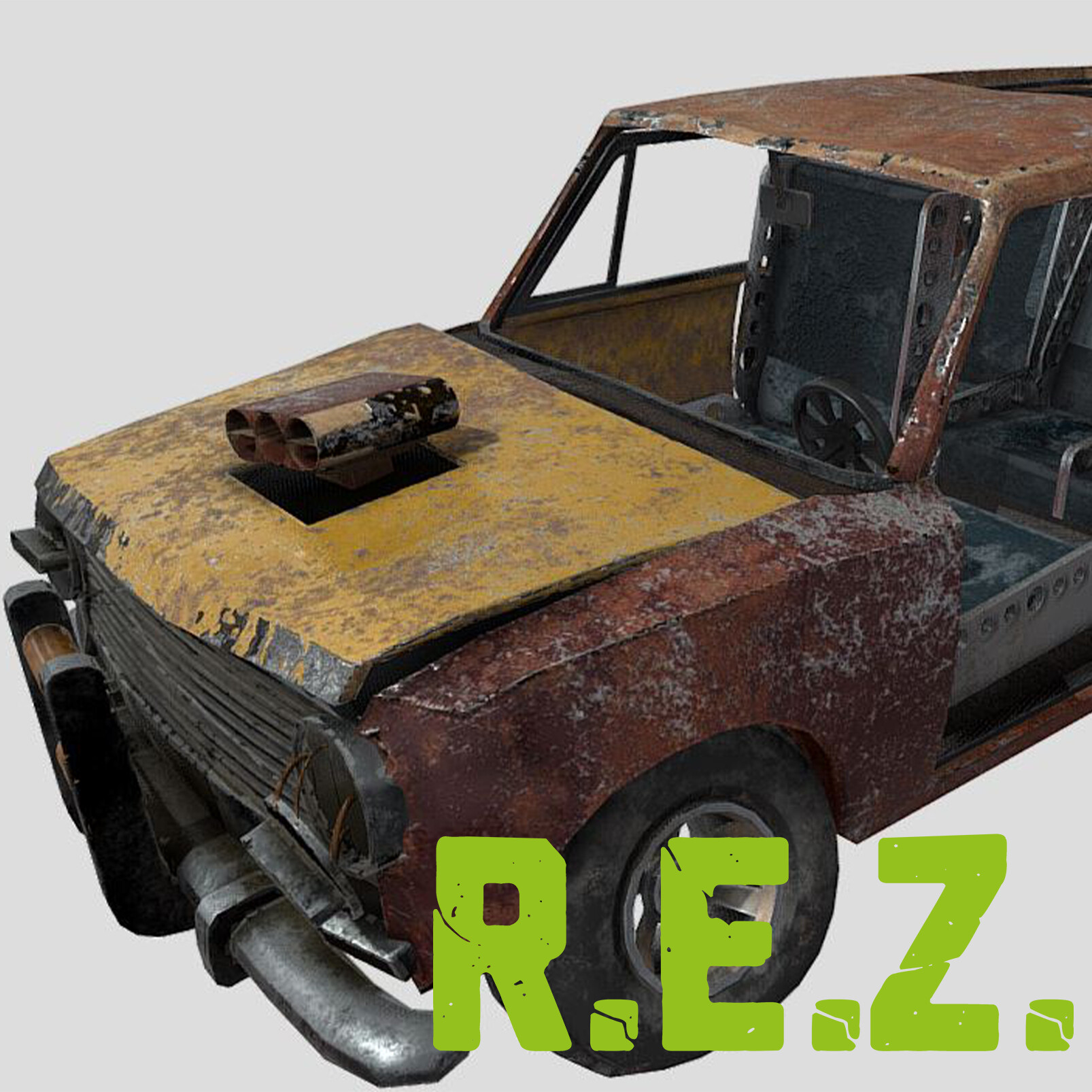 ArtStation - Broken lada