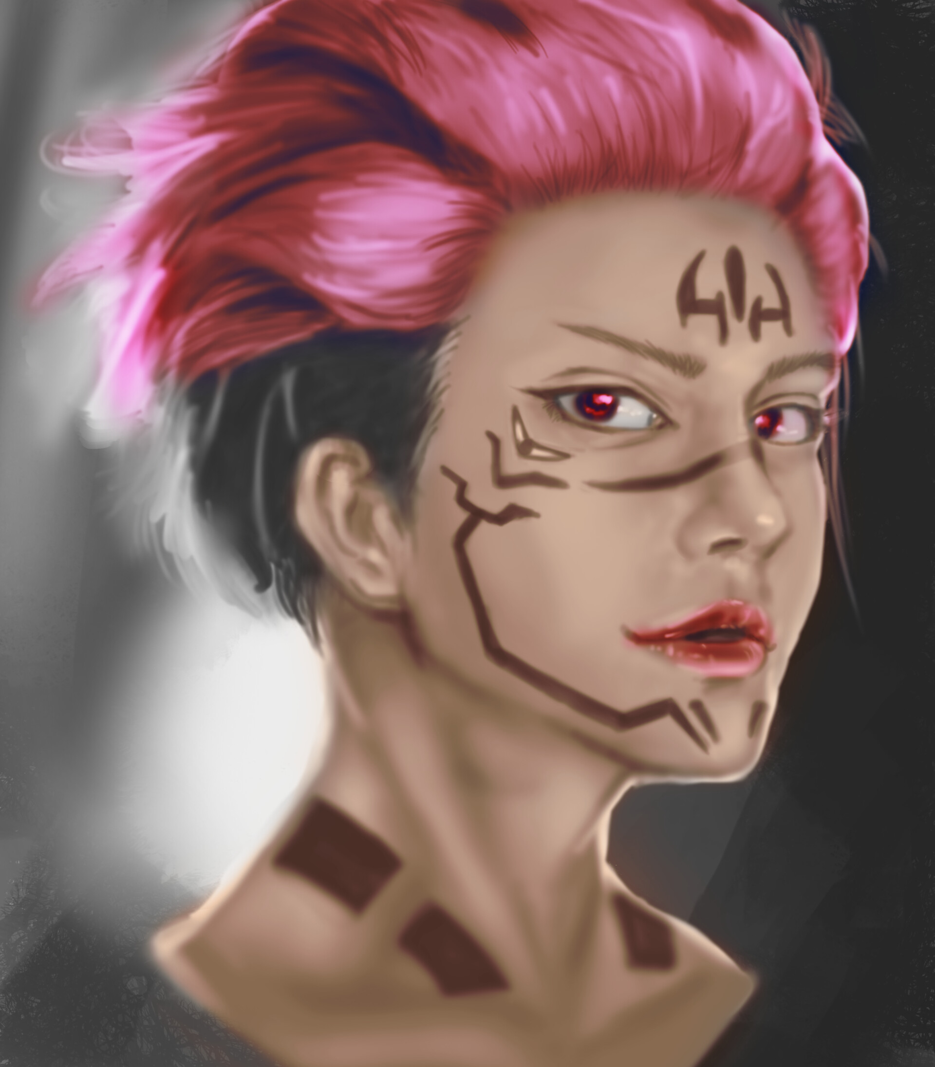 ArtStation - Sukuna Fanart