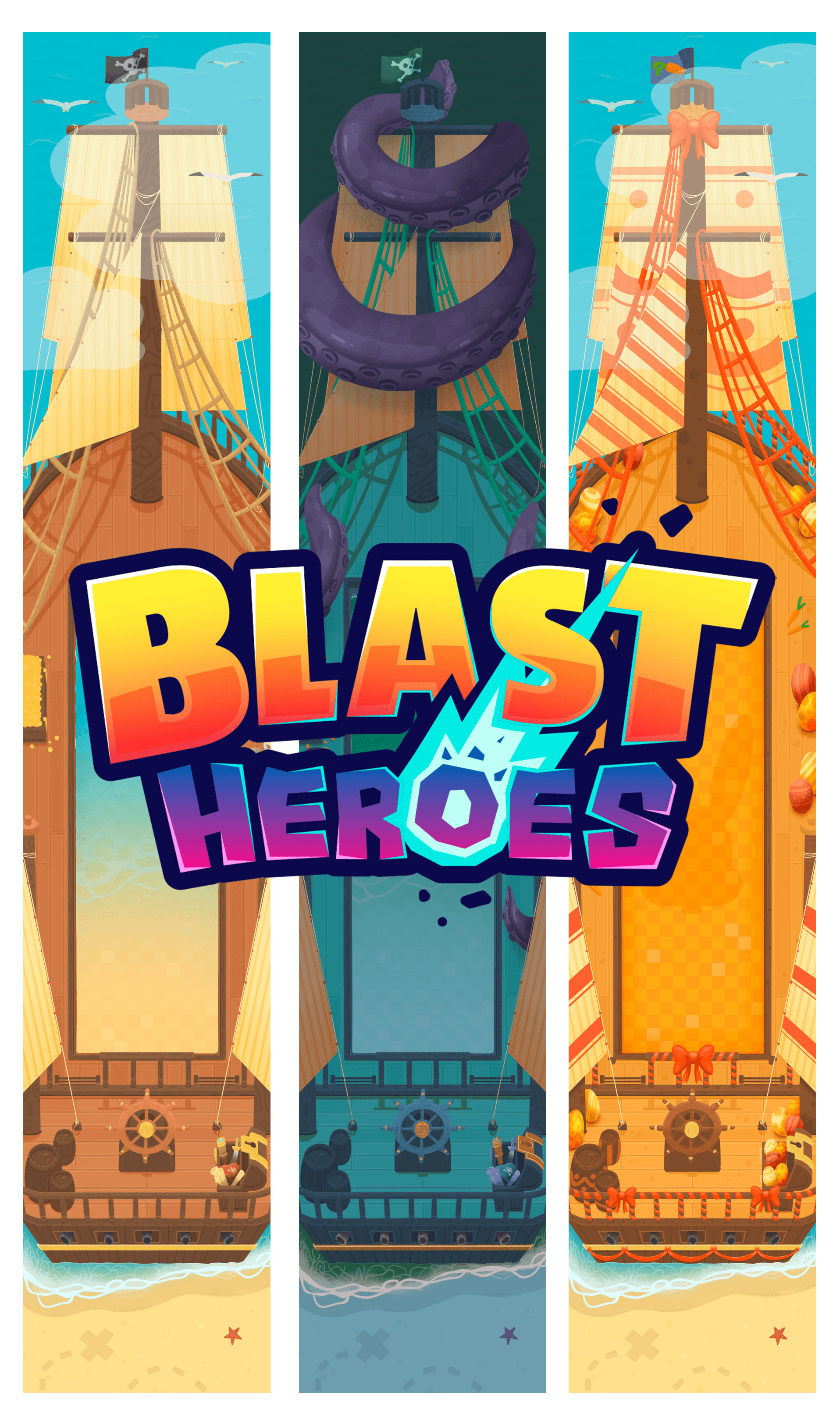 ArtStation - Blast Heroes Backgrounds III PIRATES