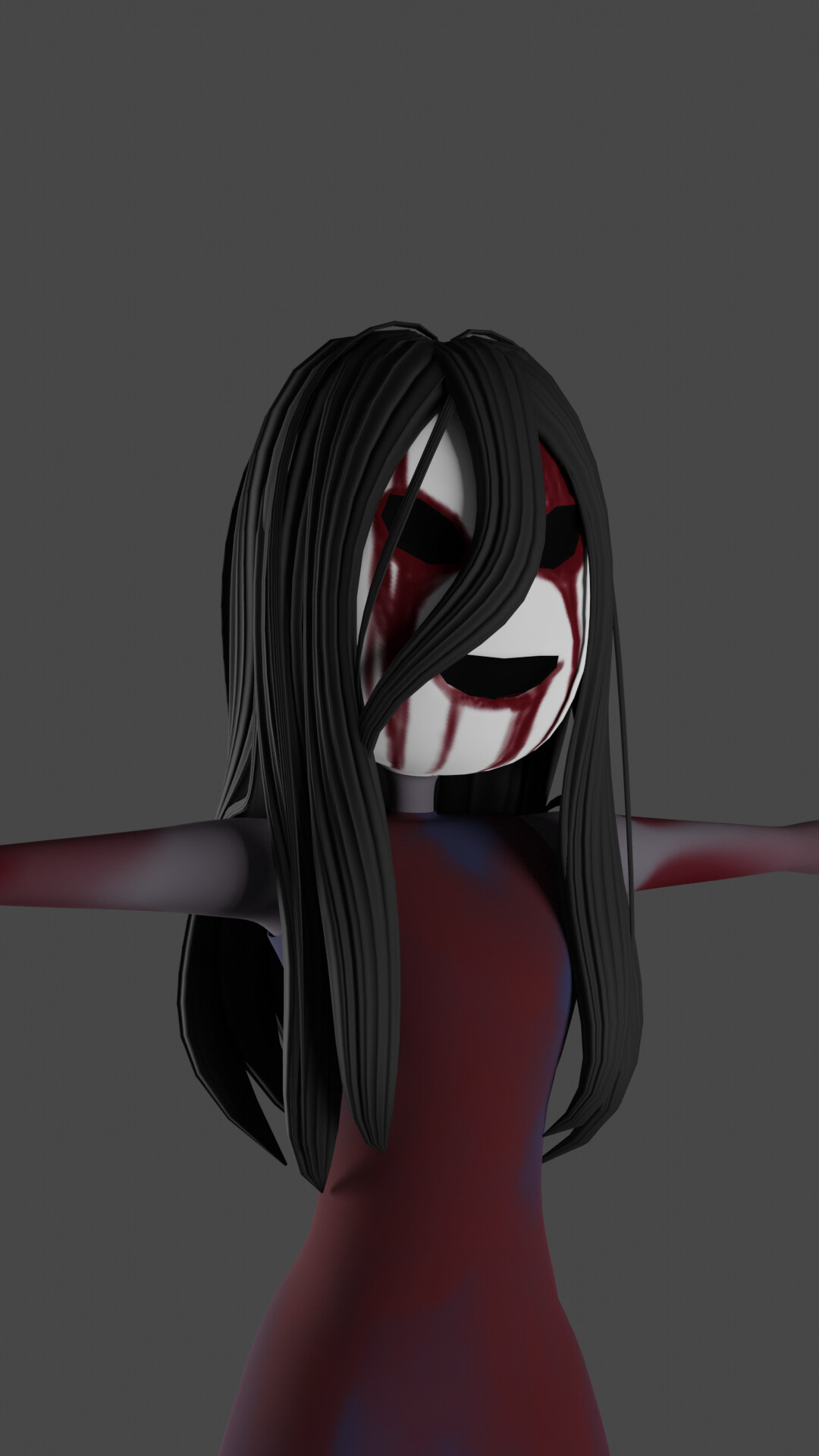 ArtStation - Deathly Road (Game Project 2022): Ghost 2 3D Modeling