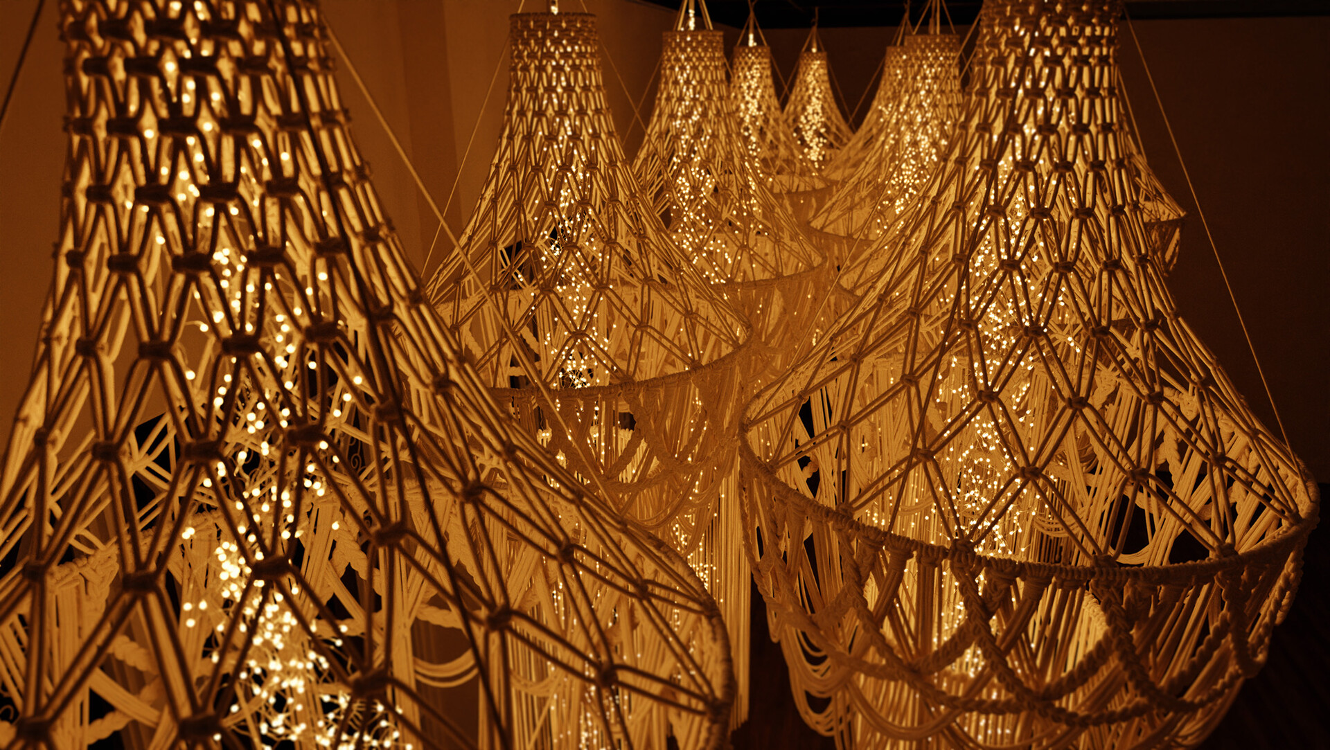 ArtStation - Macrame chandelier