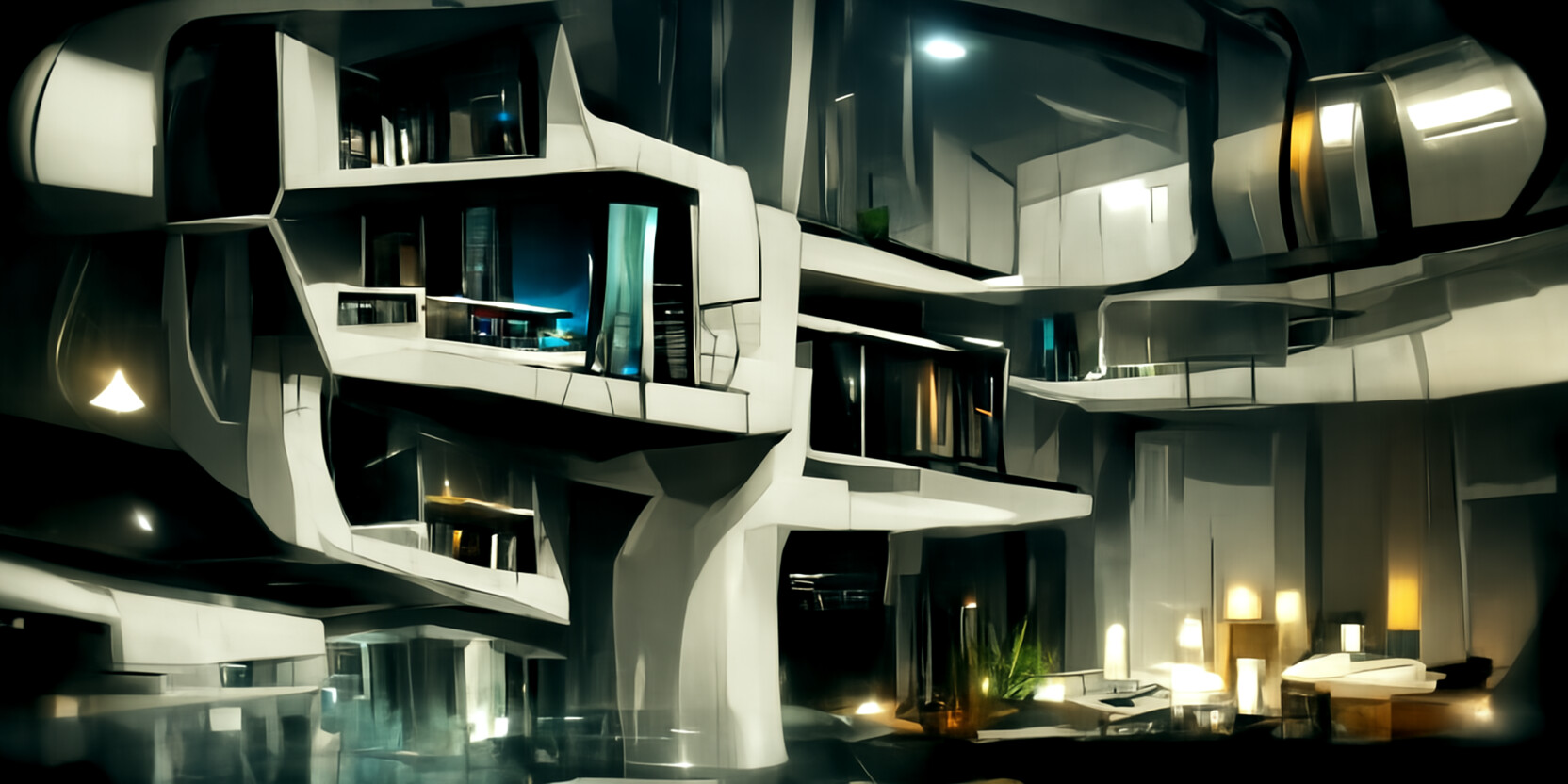 ArtStation - Big Lofts made with Disco Diffusion