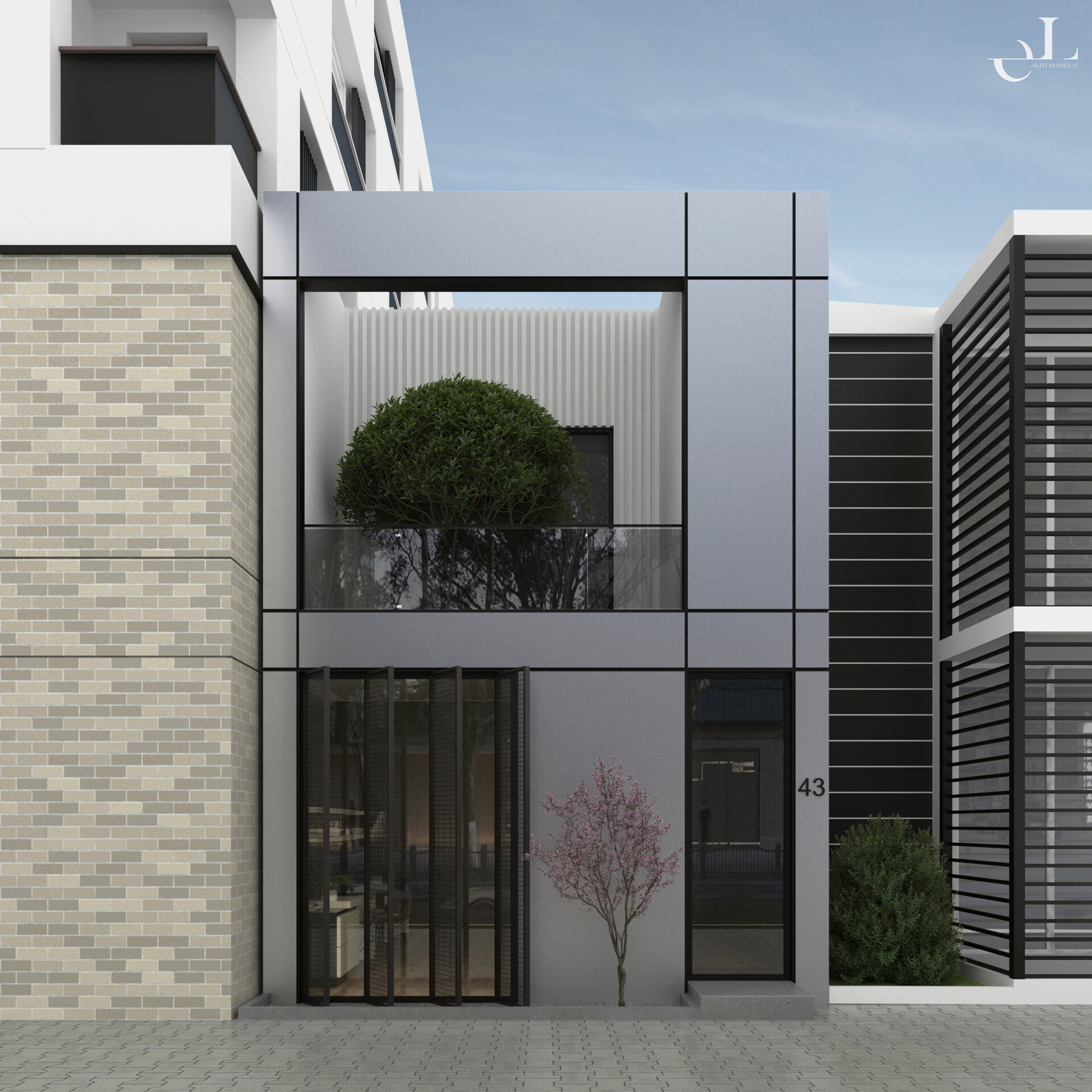 ArtStation - Modern Facade design