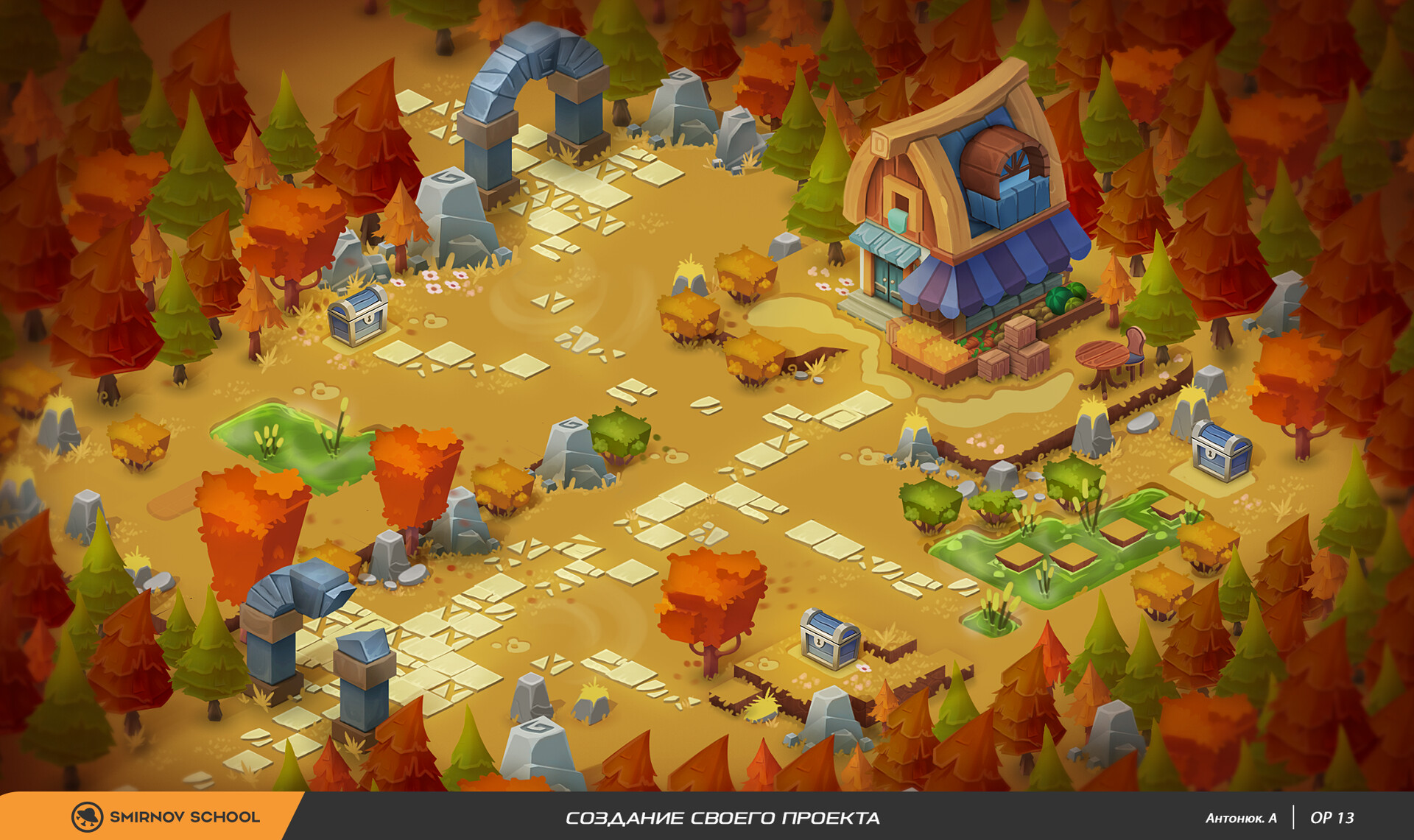 ArtStation - Game art for isometric mobile game