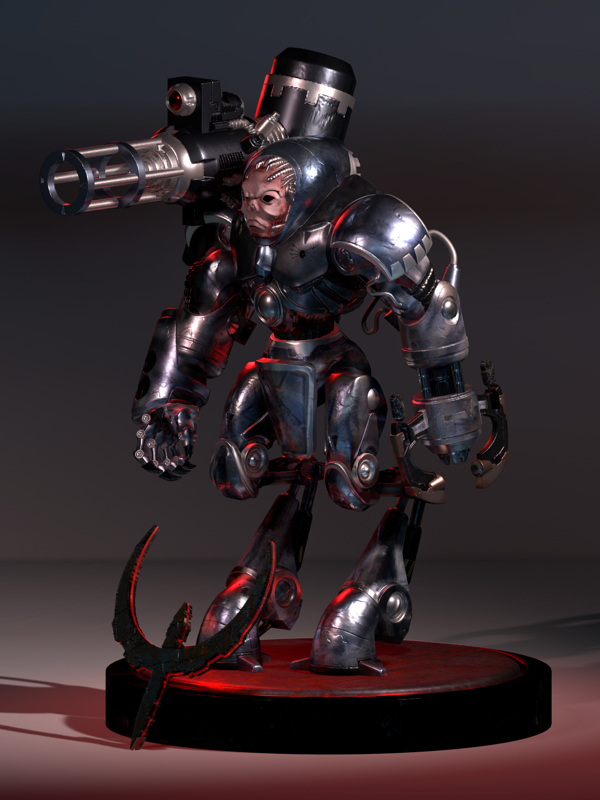 ArtStation - Quake IV cyborg fanart