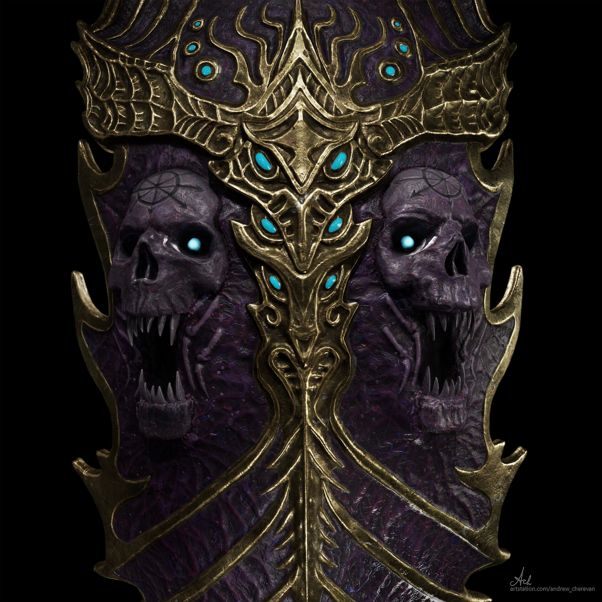 ArtStation - Warhammer Chaos Shield