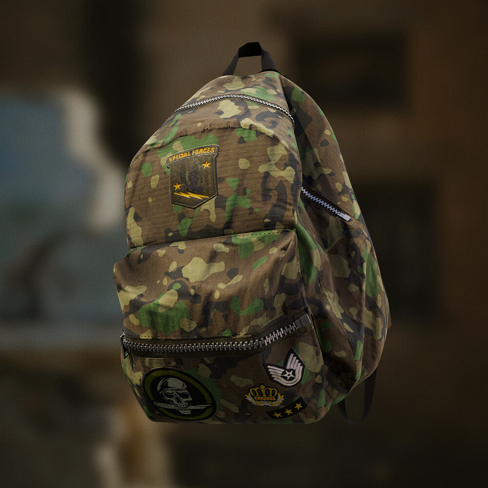ArtStation - War backpack