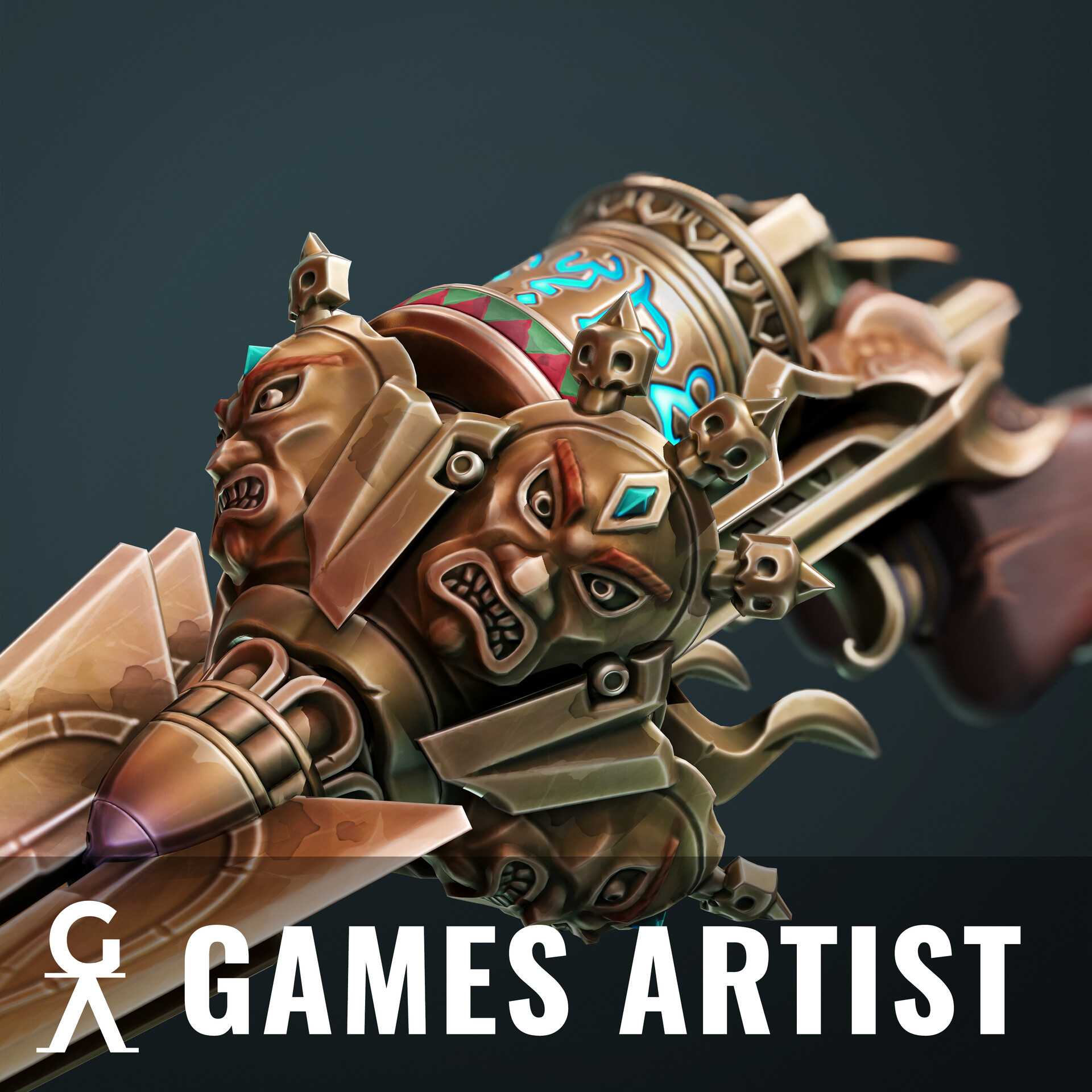 ArtStation - Relic Weapon | GamesArtist Breakdown