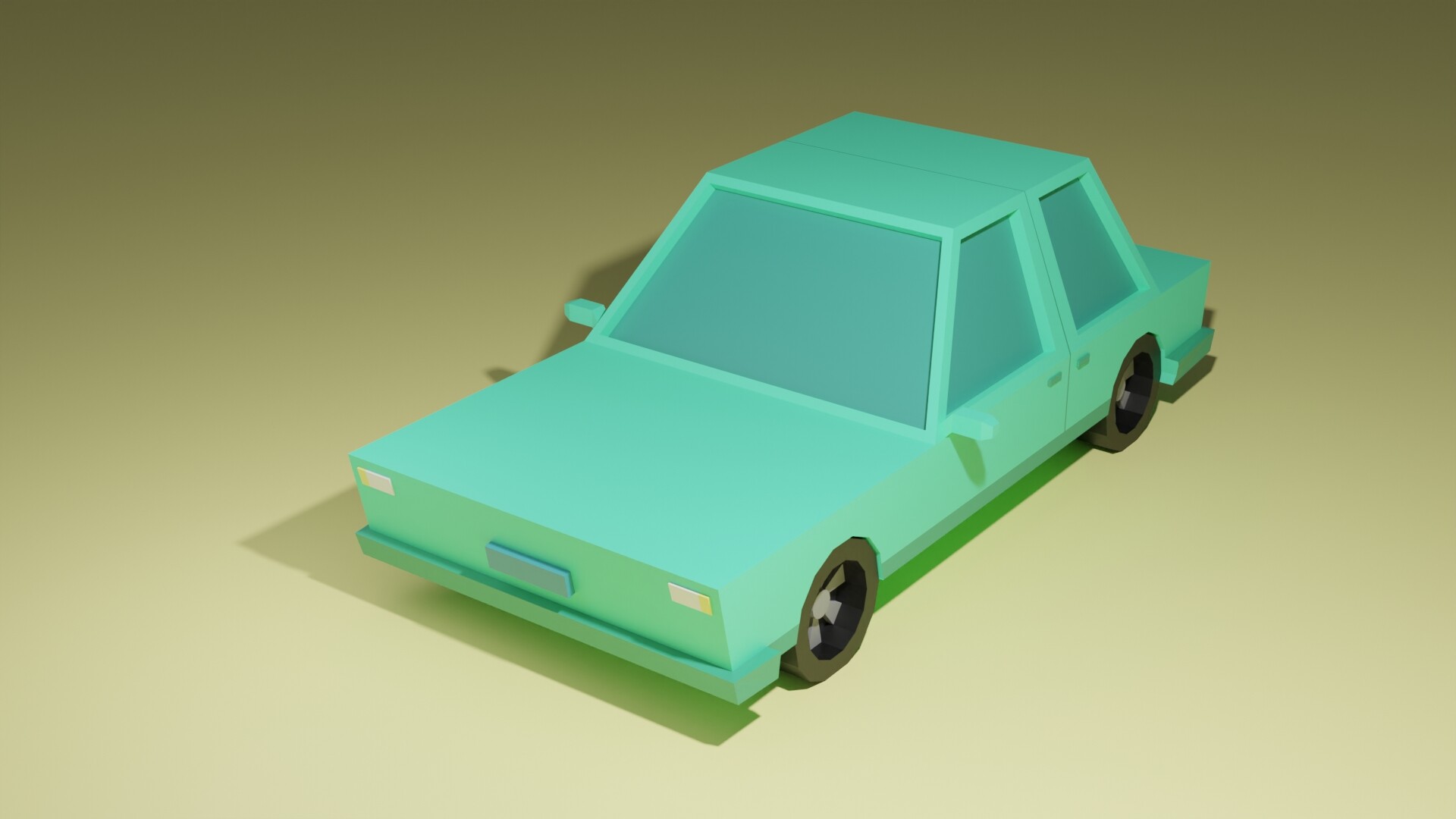 ArtStation - Lowpoly Car