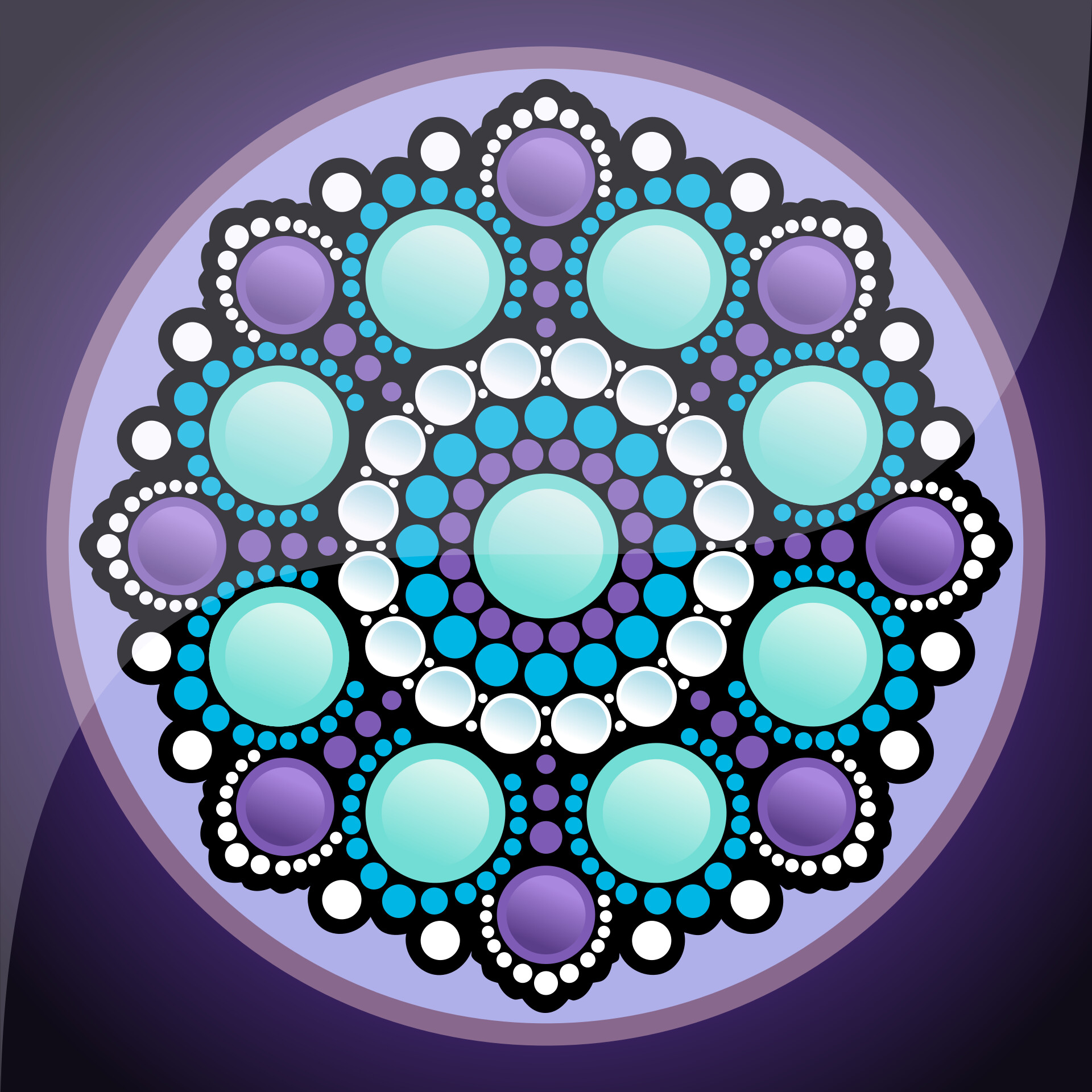 ArtStation - Dot MANDALA - Decorative 6 - Vector