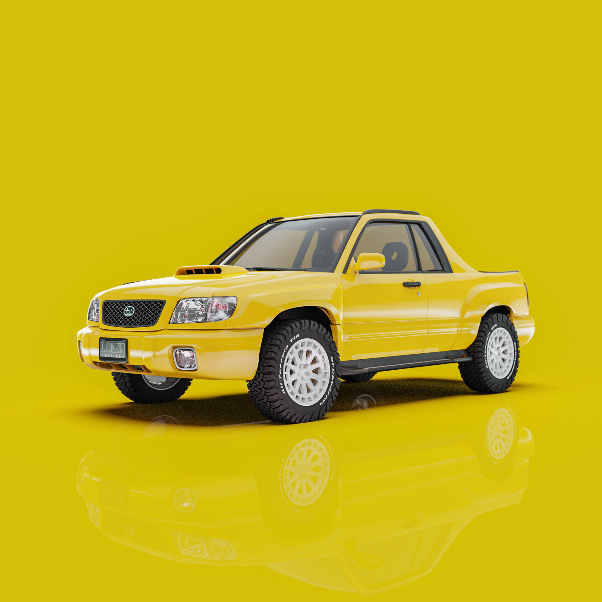 ArtStation - Subaru Forester SF Ute