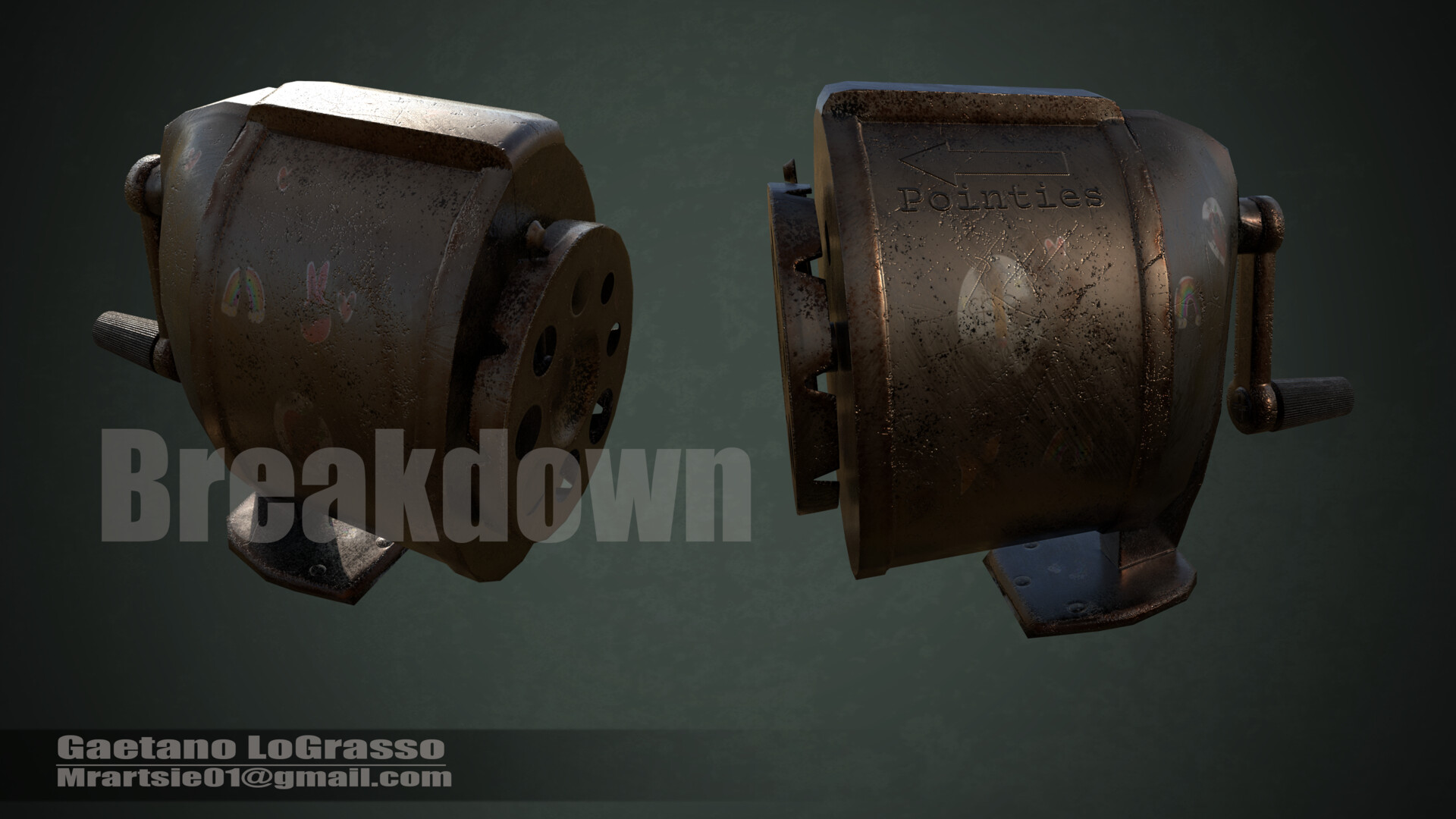 ArtStation - Class Sharpener Breakdown