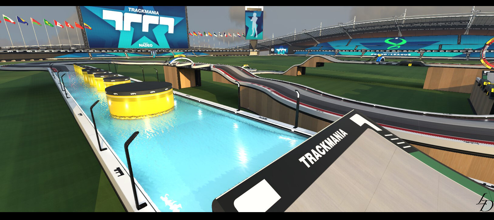 ArtStation - First map on Trackmania