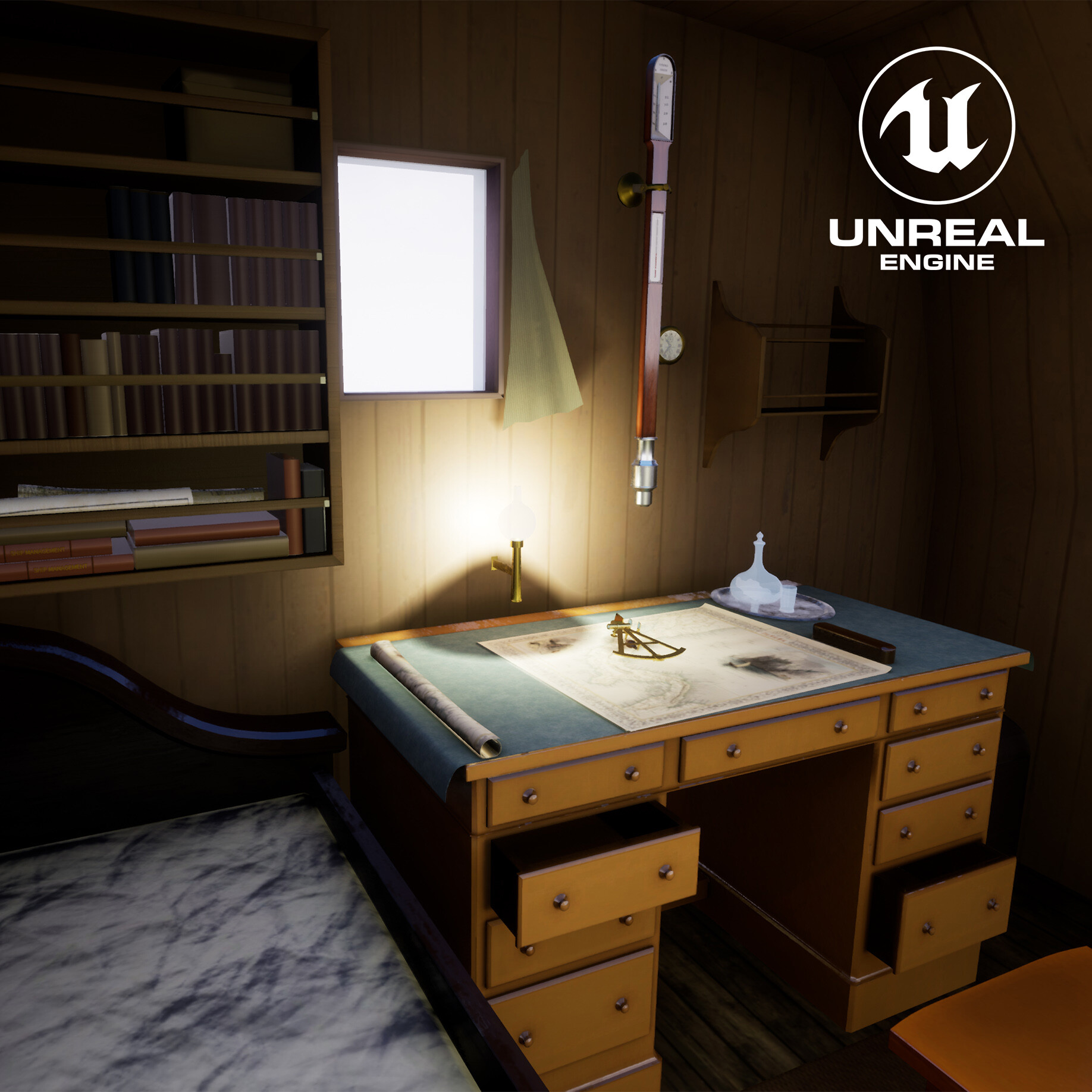 ArtStation - Captain's Room