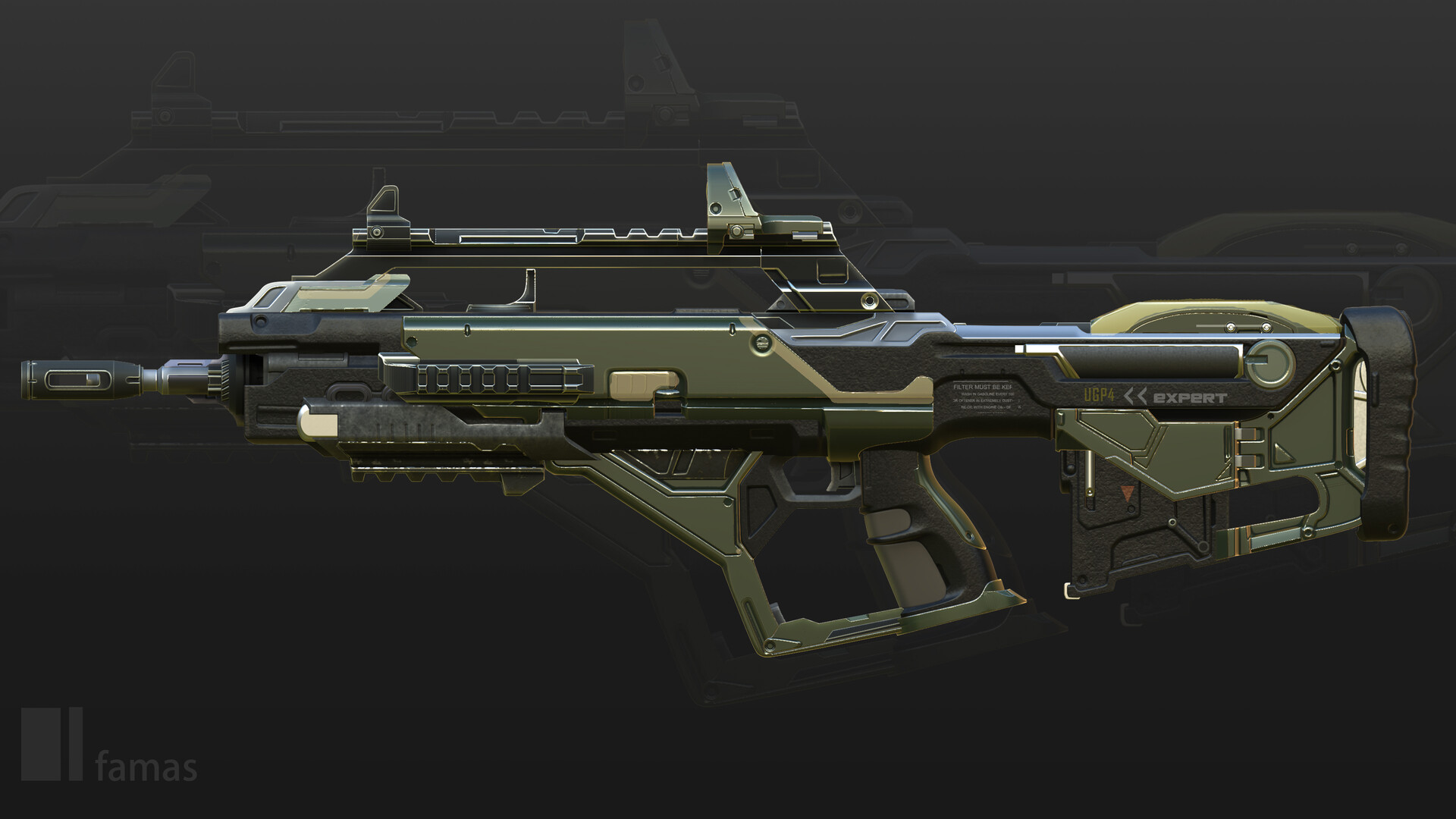 ArtStation - 3D gun concept