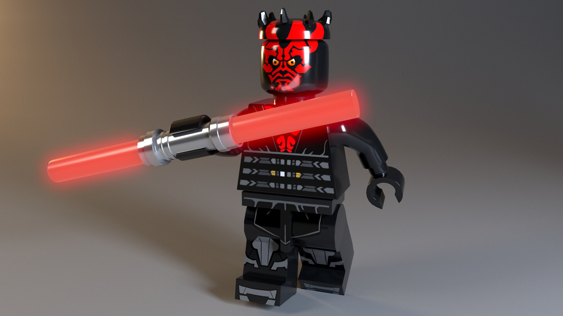 ArtStation - Lego Darth Maul 3D Model