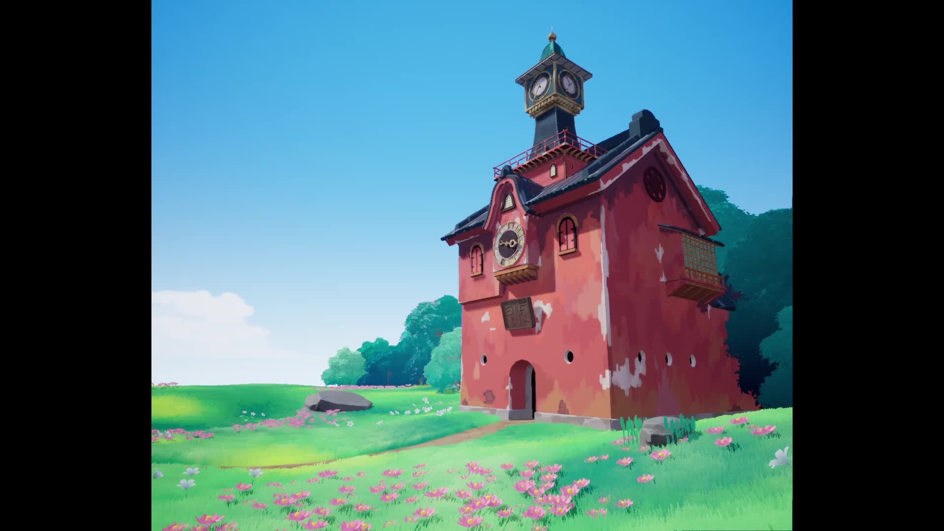 ArtStation - Stylised Train Station