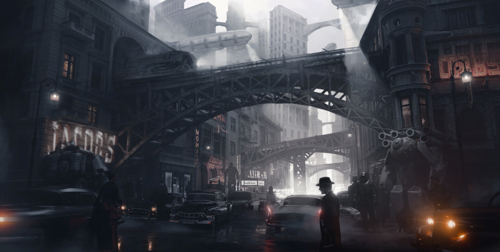 ArtStation - Dieselpunk-day [Work in progress...]