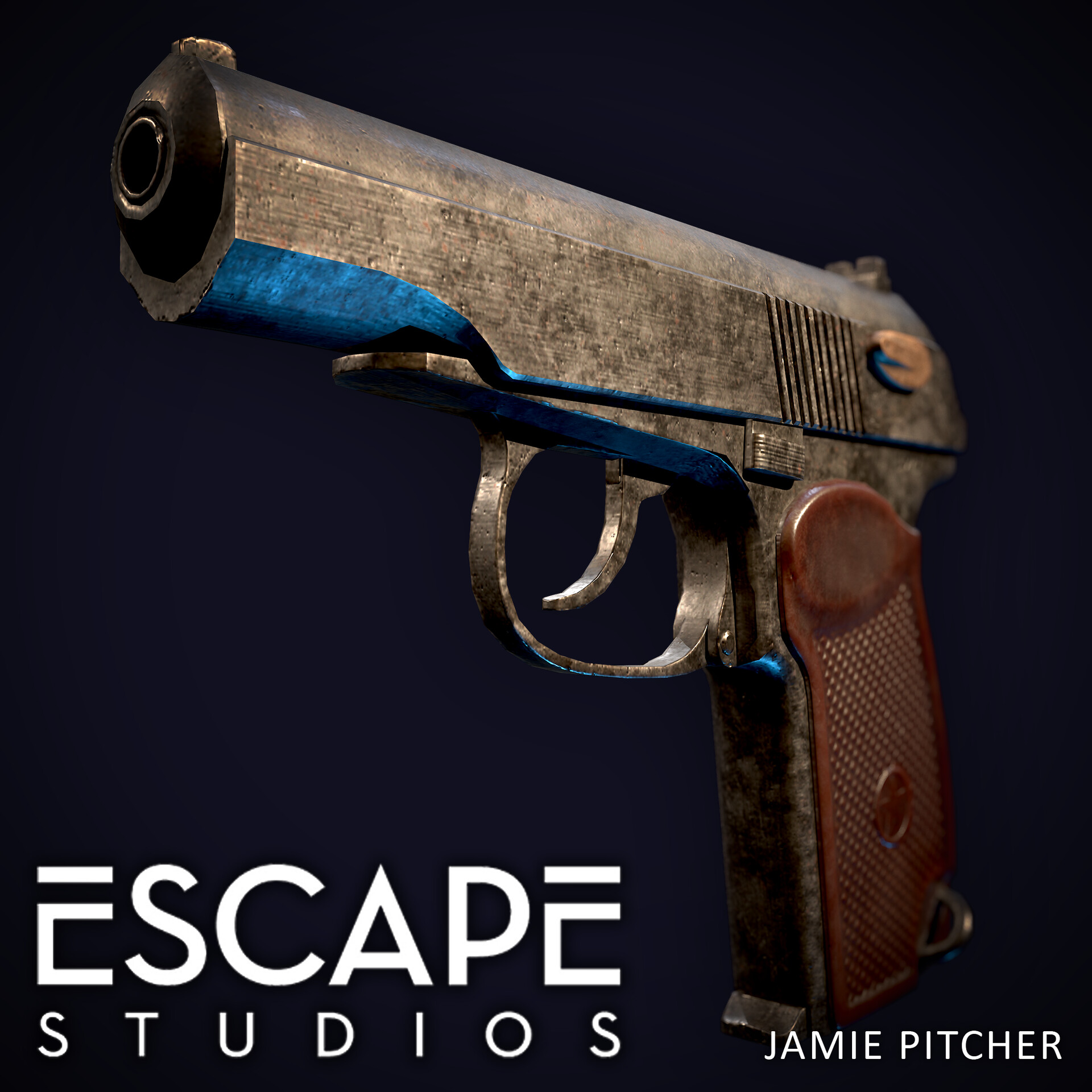 ArtStation - Makarov Pistol - Prop