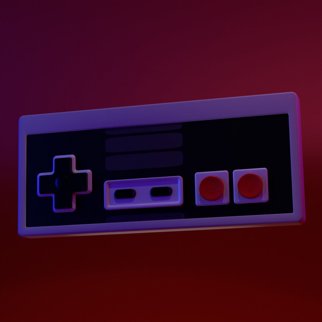ArtStation - NES Controller
