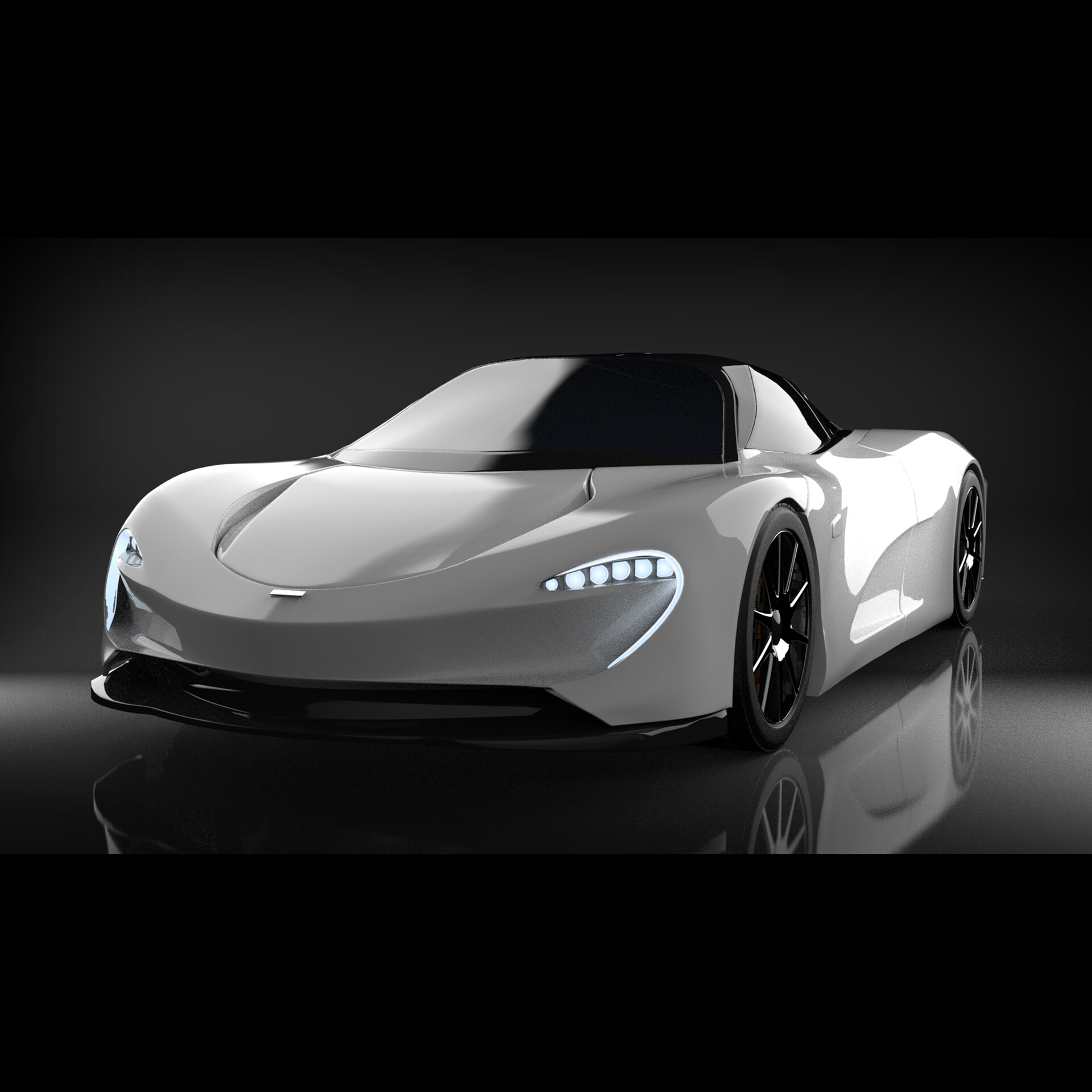 ArtStation - McLaren Speedtail 3D Model