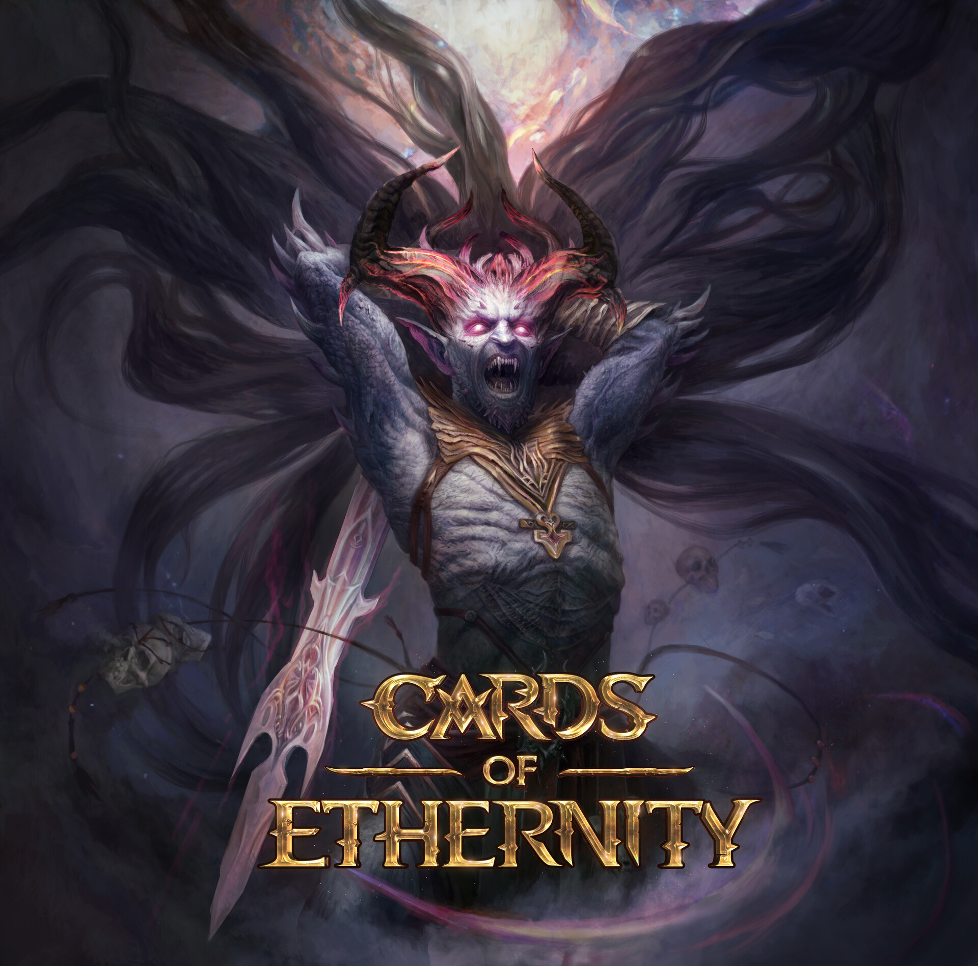 ArtStation - Netherworld Chaos Demon - Cards of Ethernity