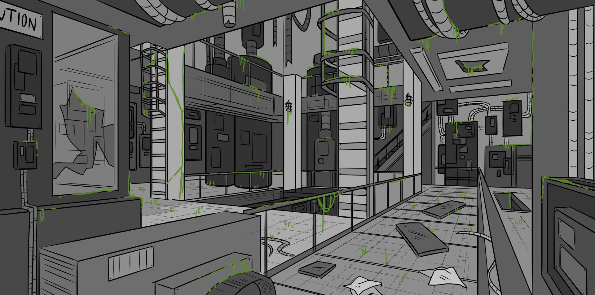 ArtStation - Factory Concept