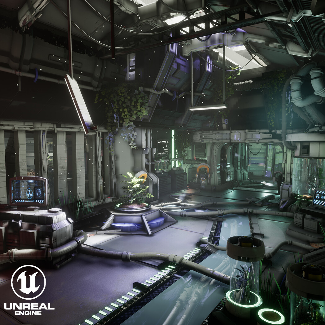 ArtStation - UE4 Scene - Plant Base(d) 33