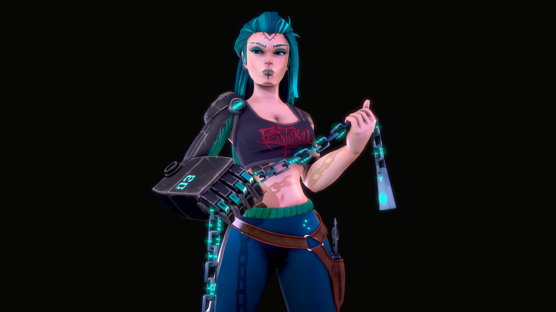 Marc Rojas - Katty: Character Desing (Game Ready)