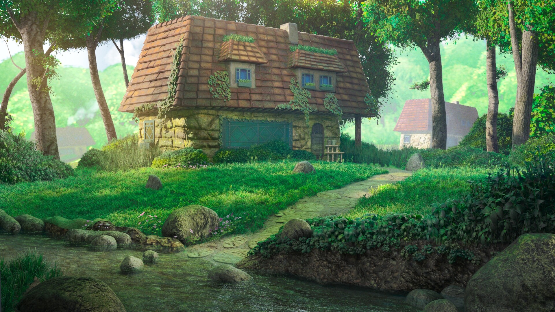 ArtStation - Forest House