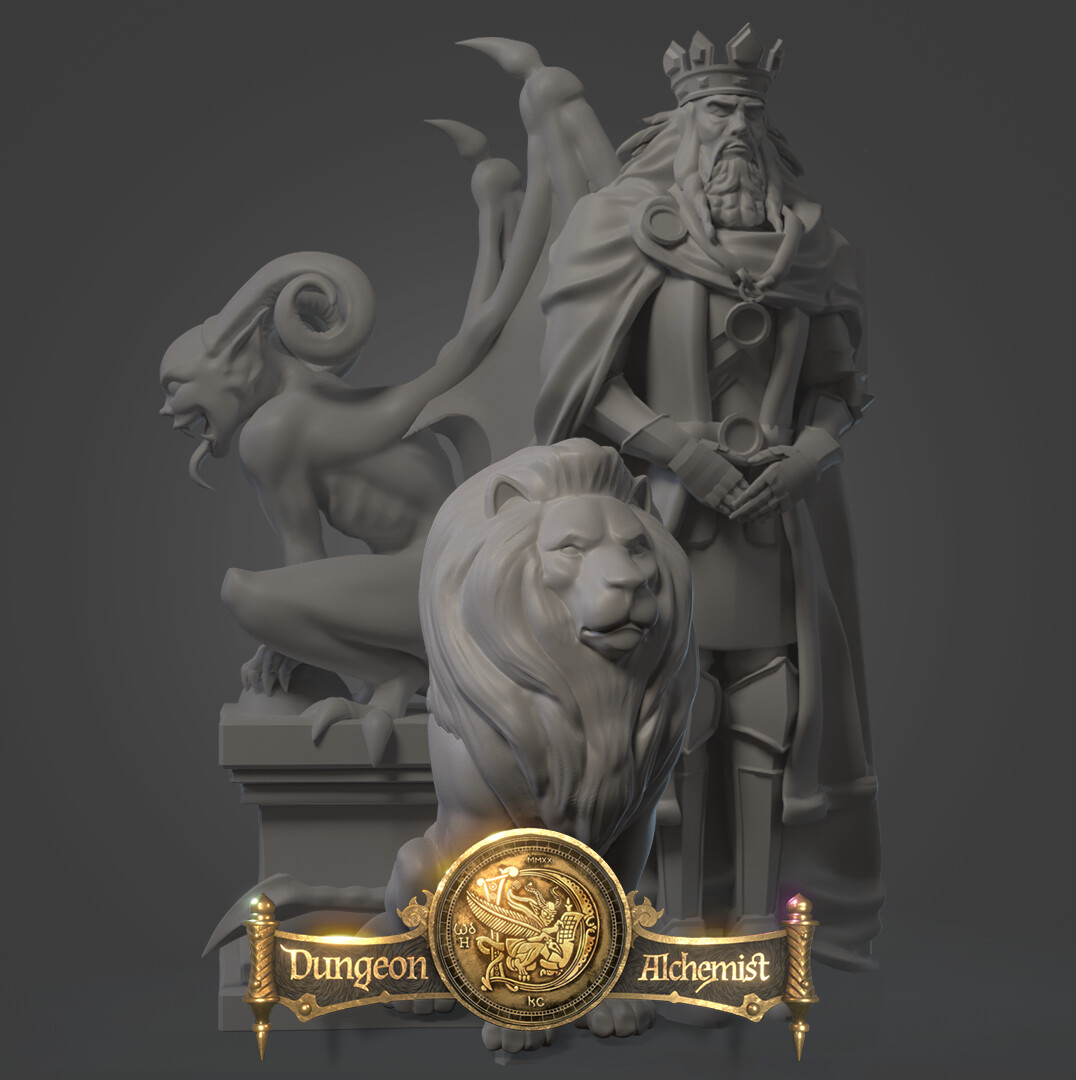ArtStation - Dungeon Alchemist - Sculptures