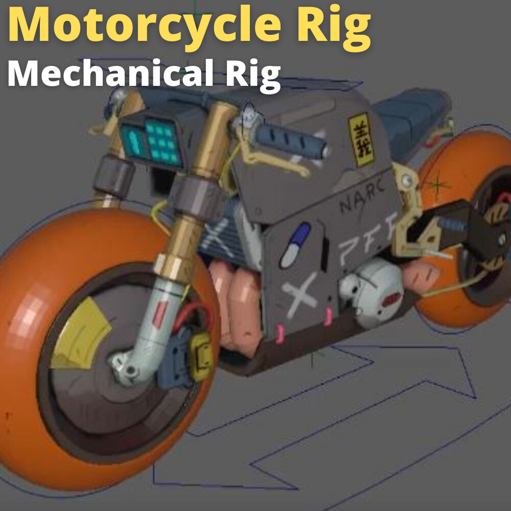 ArtStation - Bike rig