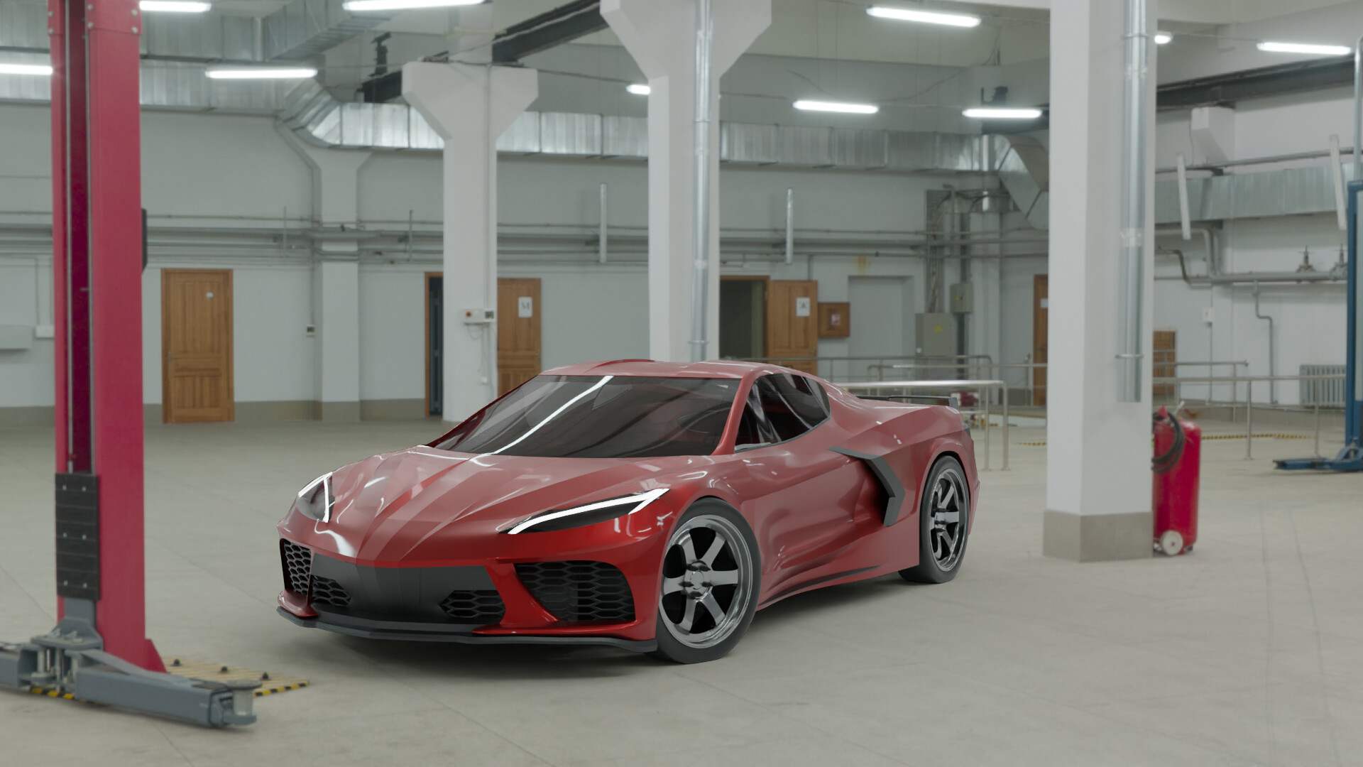 ArtStation - Corvette C8