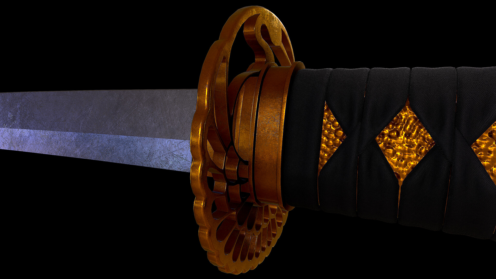 ArtStation - Katana Tsuba