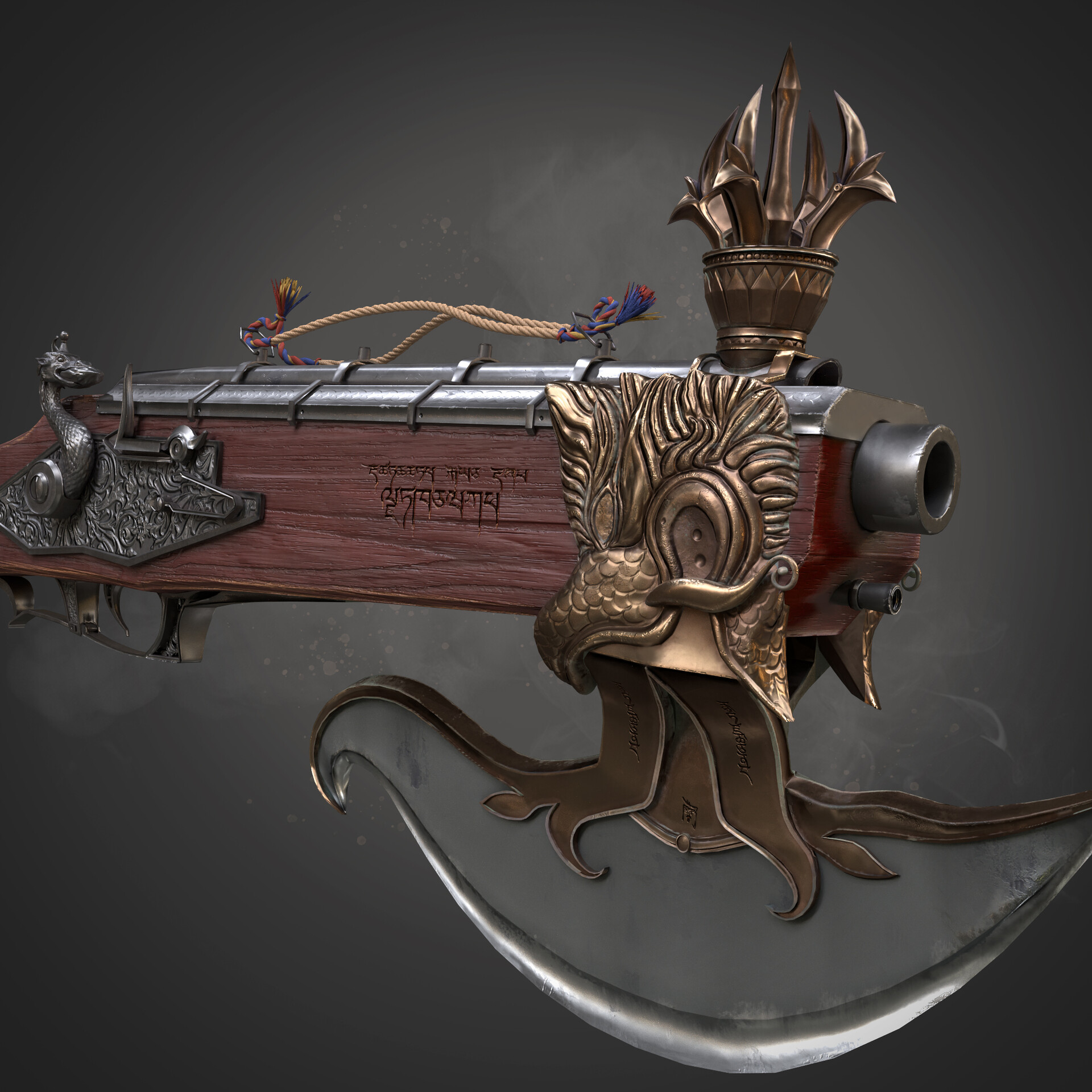ArtStation - Tibetan Flintlock