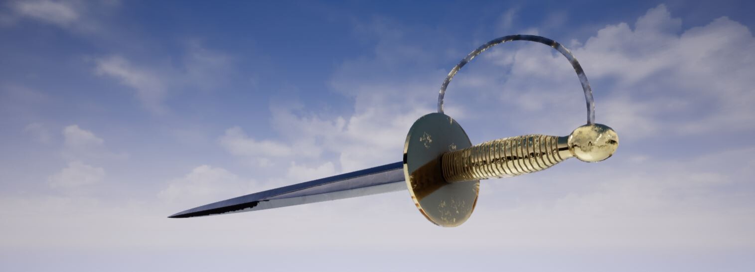 ArtStation - Hard Surface Modeling - War Era Cavalier Sword