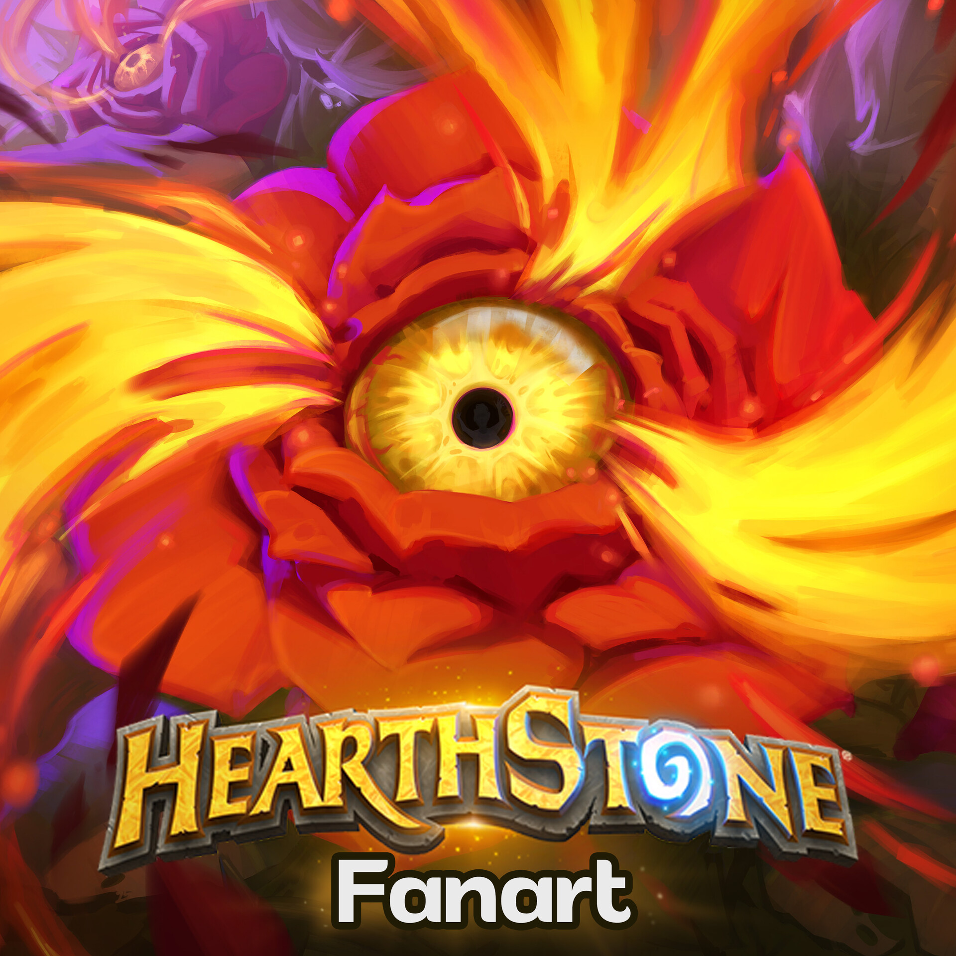 ArtStation - Devil's Rose - Hearthstone Fanart