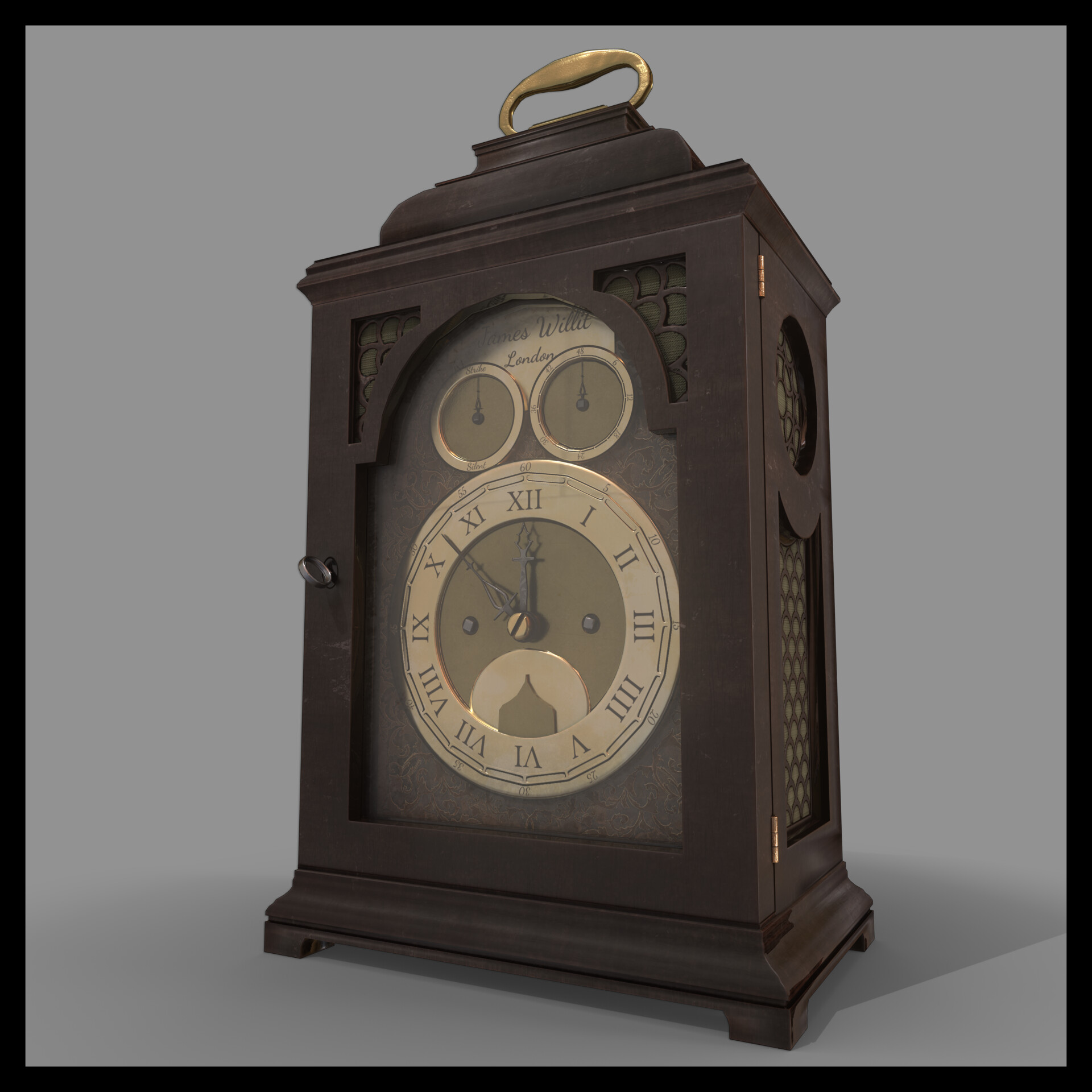 ArtStation - English Table Clock