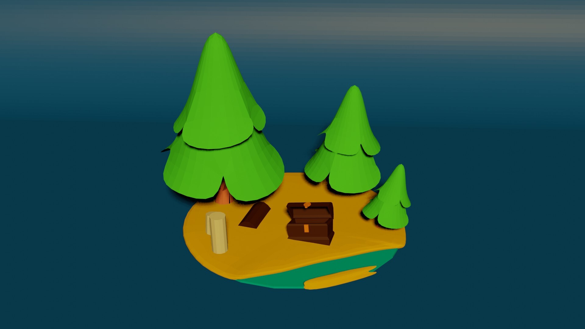 ArtStation - Pirate Island Paper Cartoon