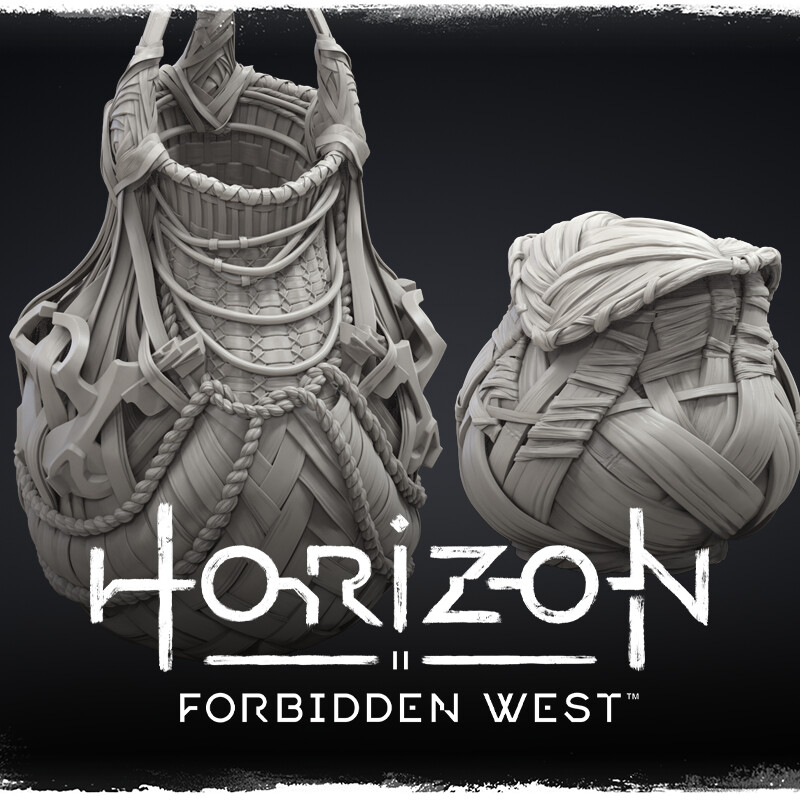 ArtStation - Horizon Forbidden West – Utaru Tribe Baskets and Weaves