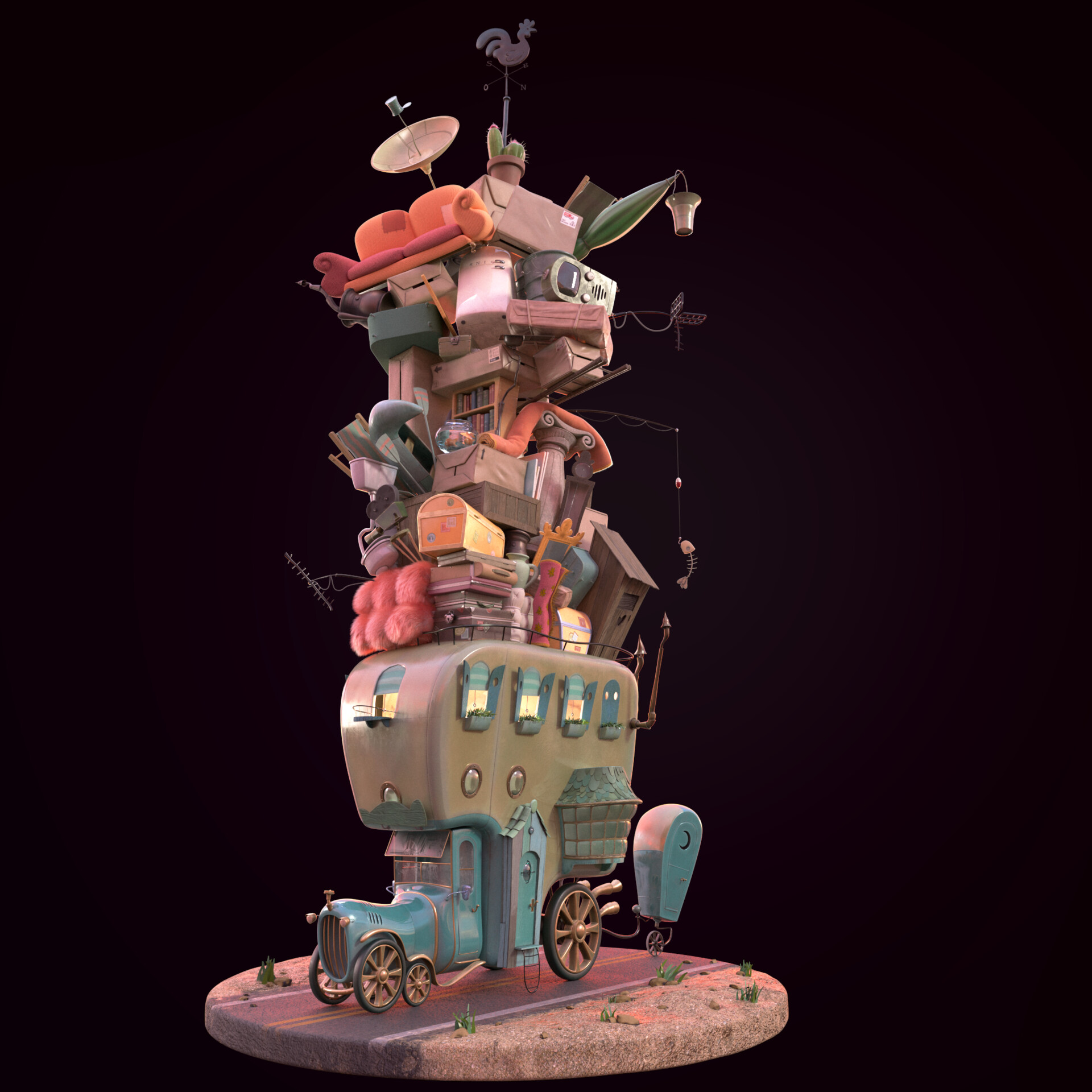 ArtStation - The Lorax Car