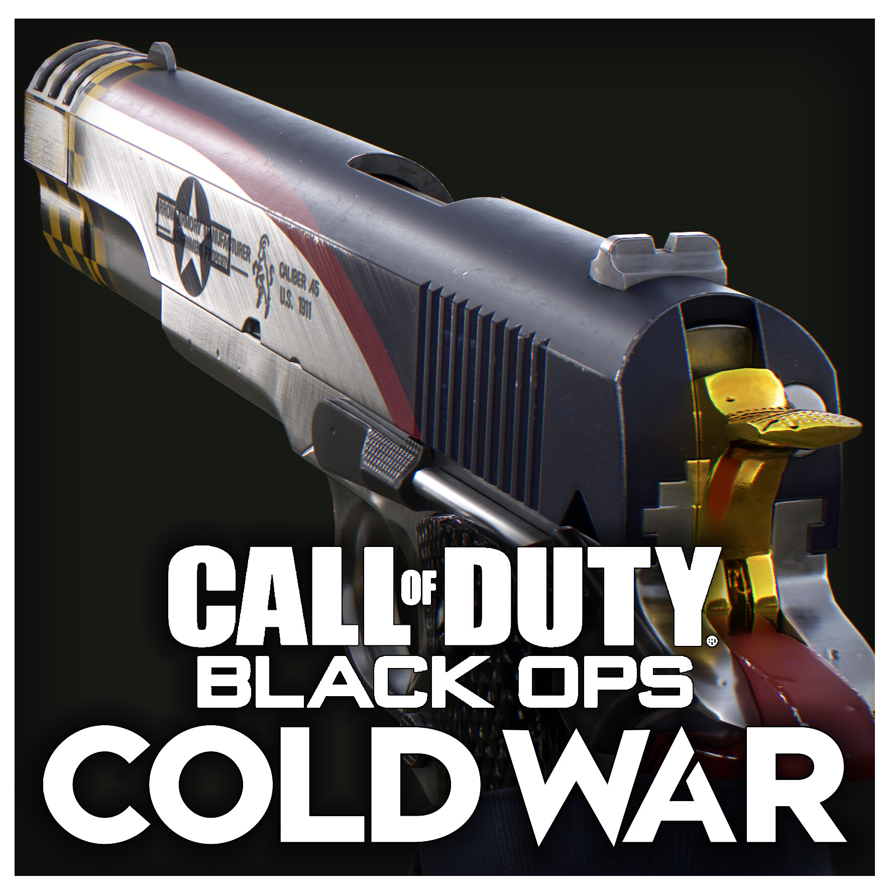 ArtStation - Call of Duty: Black Ops Cold War | "Wingman" 1911 blueprint