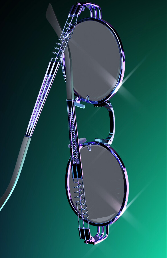 ArtStation - Industrial-Punk Glasses [Product Animation]