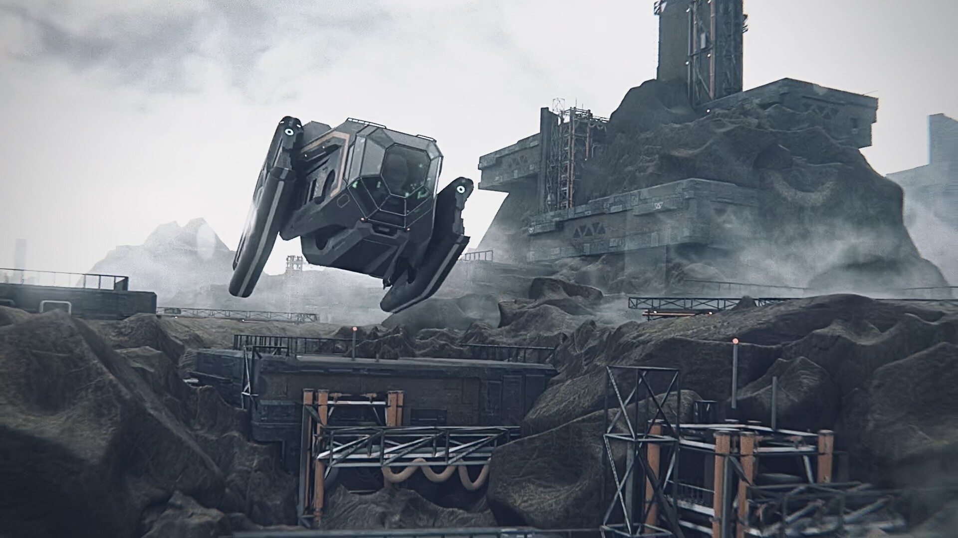 John Seru - Landing on site.