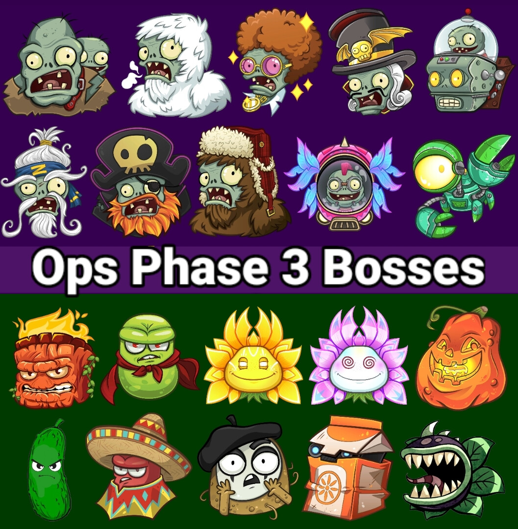 ArtStation - Plants Vs Zombies Battle For Neighborville Bosses