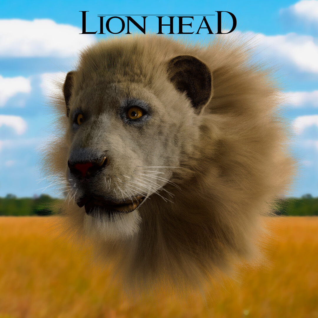 ArtStation - LION Head (Grooming/Texturing)