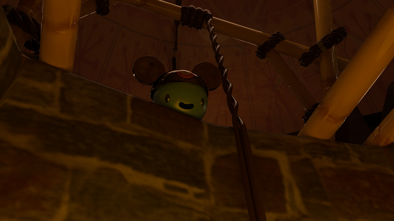 ArtStation - Indiana Jones Ride Queue Model and Animations