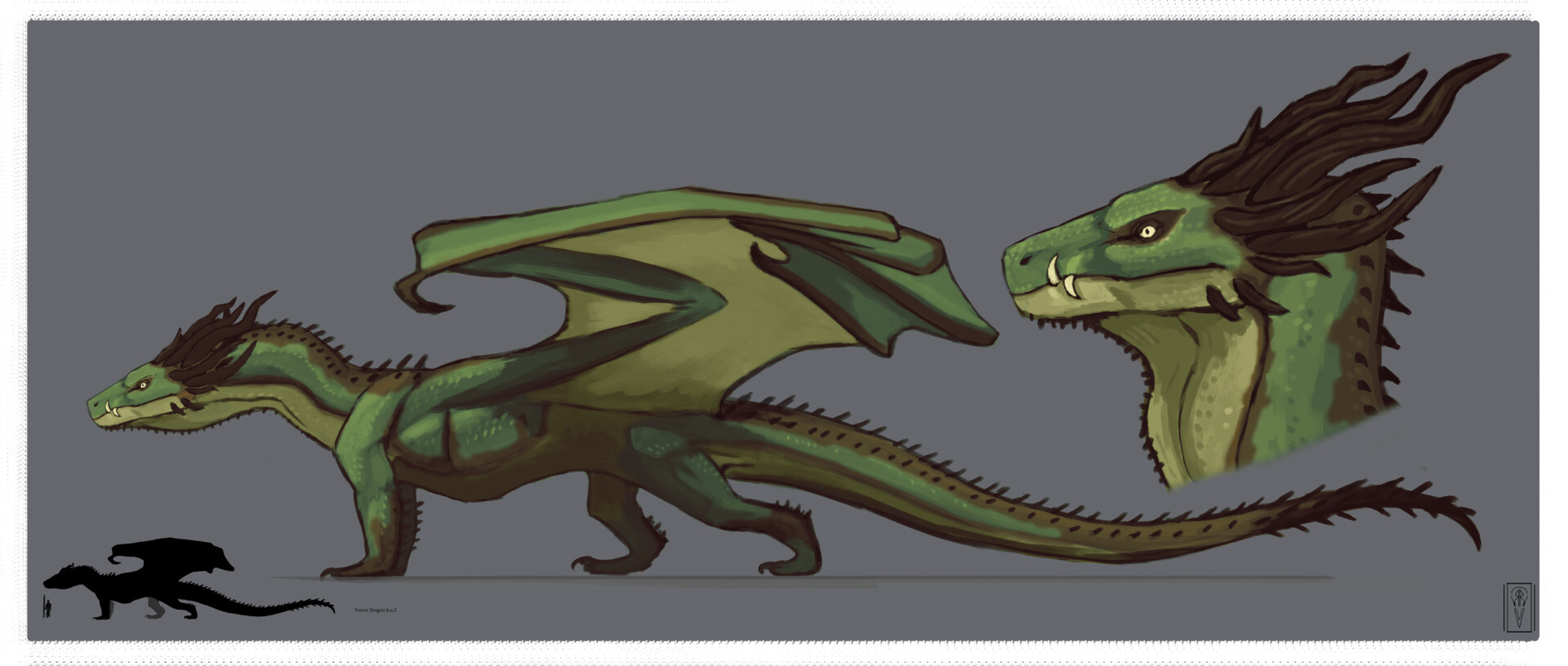 ArtStation - Forest guards dragons #2